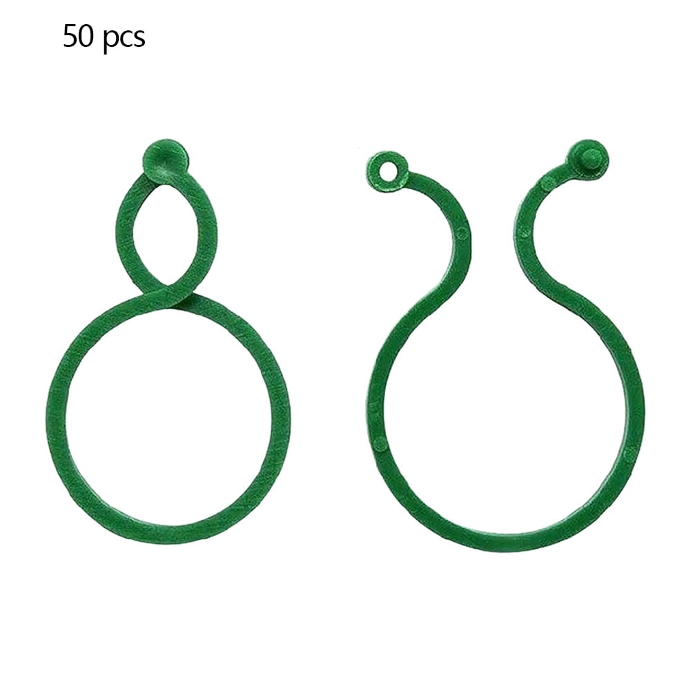 Yguping 50/100/200Pcs Gourd Buckle Clips Reusable Vine Strapping Clips ...