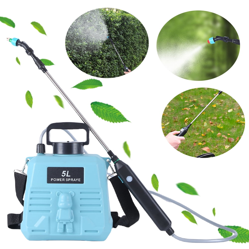 Yguping 5L Electric Garden Sprayer with Telescopic Rod Handheld Plant ...
