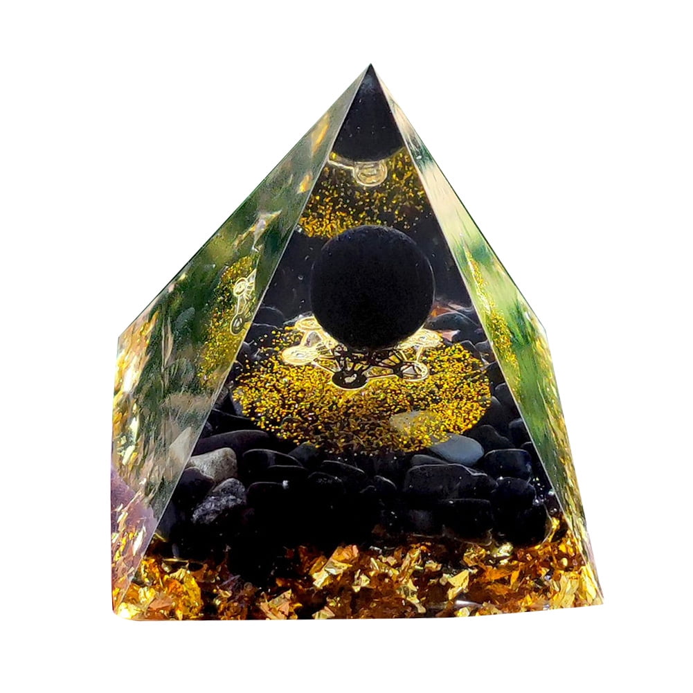 Yguping 5cm Energy Generator Healing Natural Stone Pyramid Crystals ...