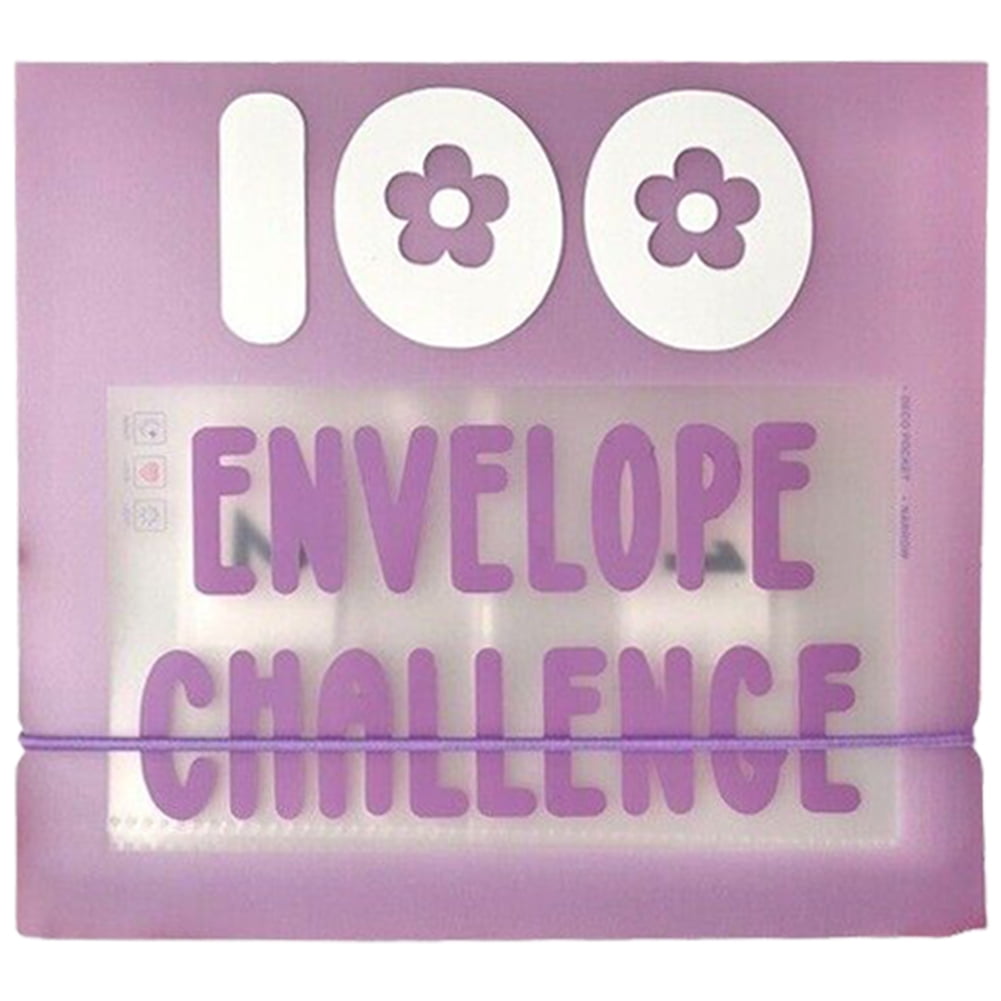 Yguping A5 Money Organizer Double-Sided 4 Pocket 100 Slots Money ...