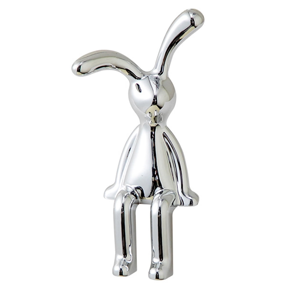 Yguping Cartoon Bunny Sculptures Modern Style Sitting Rabbit Ornament ...