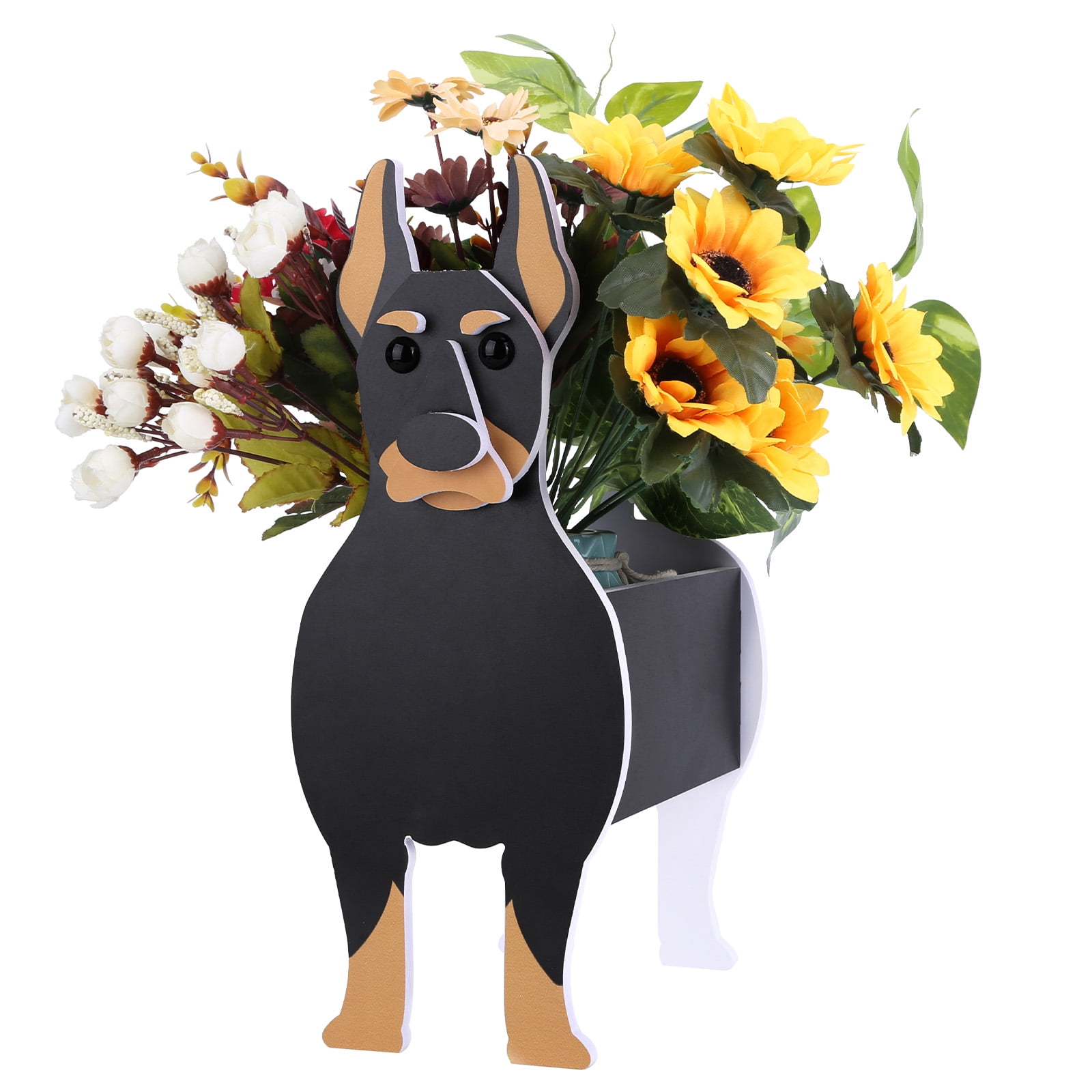 Yguping Cartoon Dogs Flowerpot PVC Animal Potted Succulent Plant Pot ...