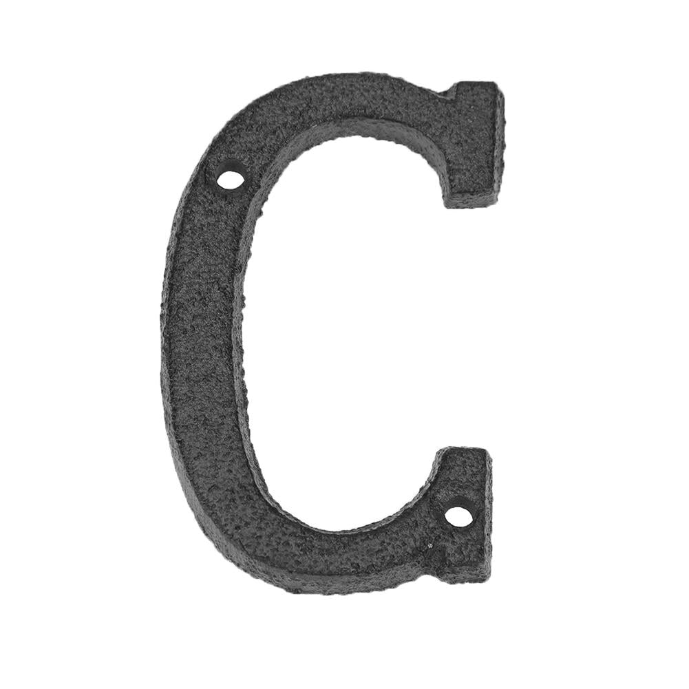 Yguping Cast Iron Letters Doorplate Metal Alphabet House Sign Plaque ...