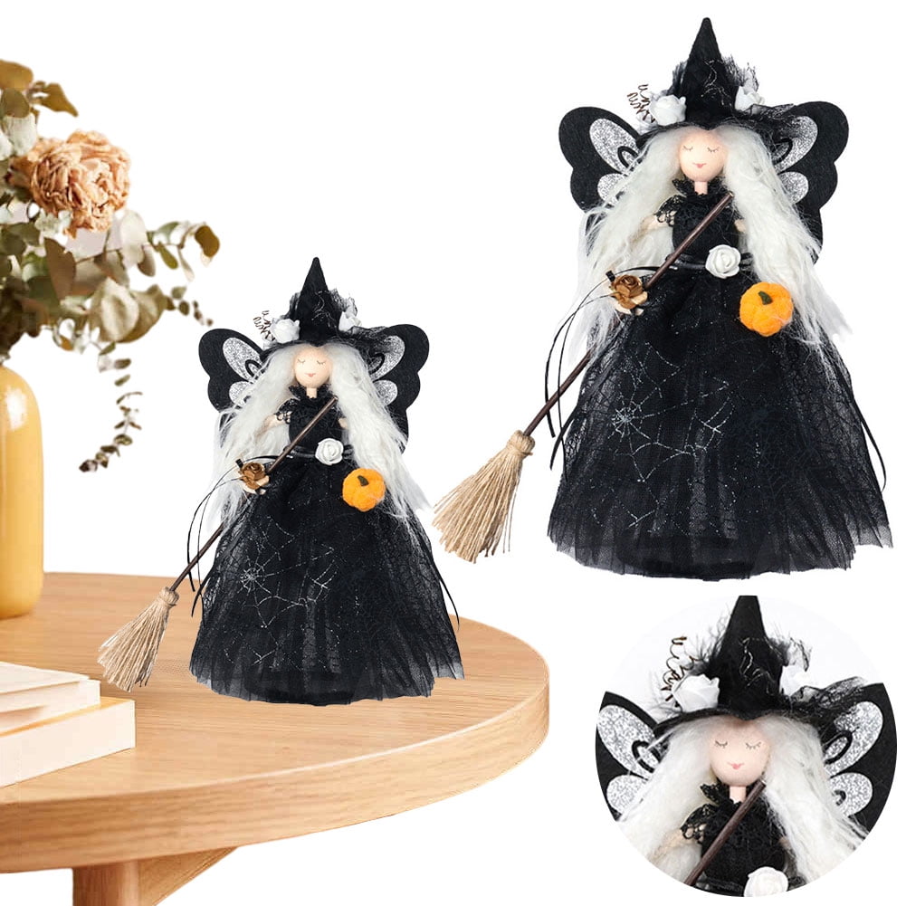 Yguping Decorate Props with Broom Halloween Props Halloween Witch Props ...