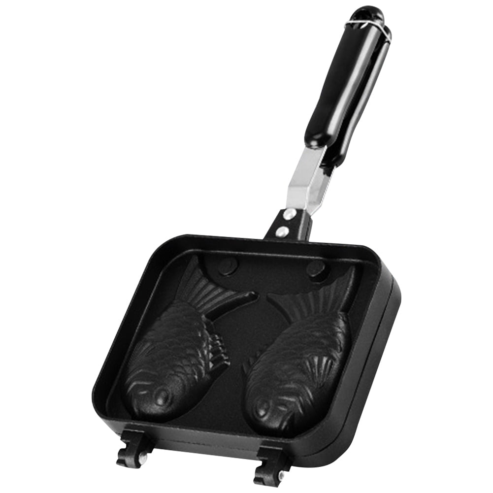 Yguping Double Fish Shaped Taiyaki Dessert Waffle Cake Maker Pan Non ...