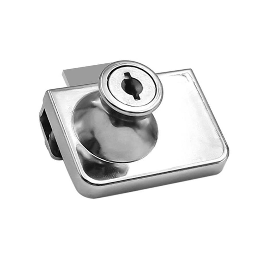 Yguping Free Punch Glass Cabinet Lock Showcase Single Double Display ...