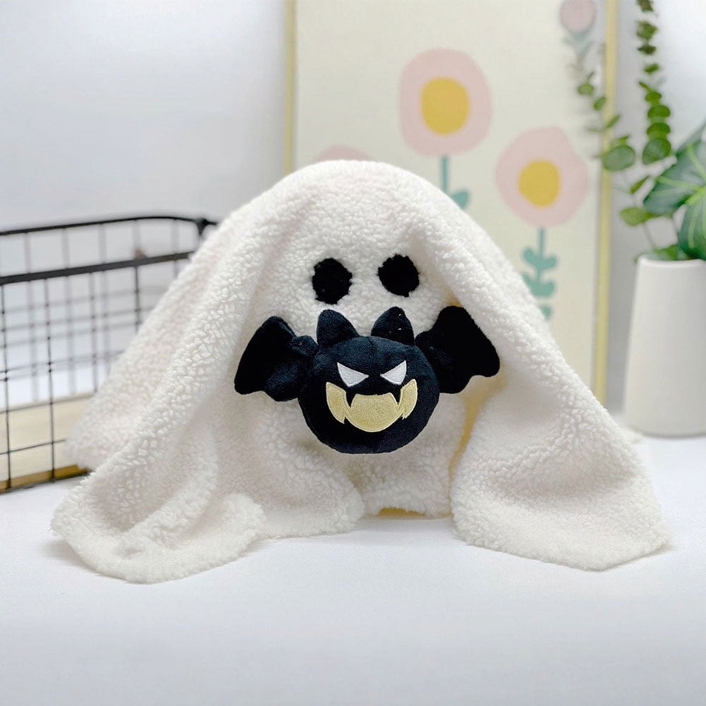 Yguping Ghost with Pumpkin Pillow, Ghost Plush Toy Halloween Decor ...