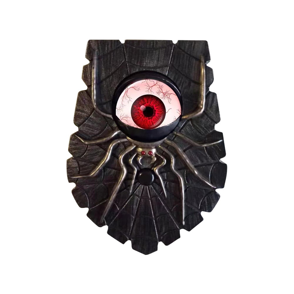 Yguping Halloween Doorbell Eyeball Bell Spider Doorbell for Home ...