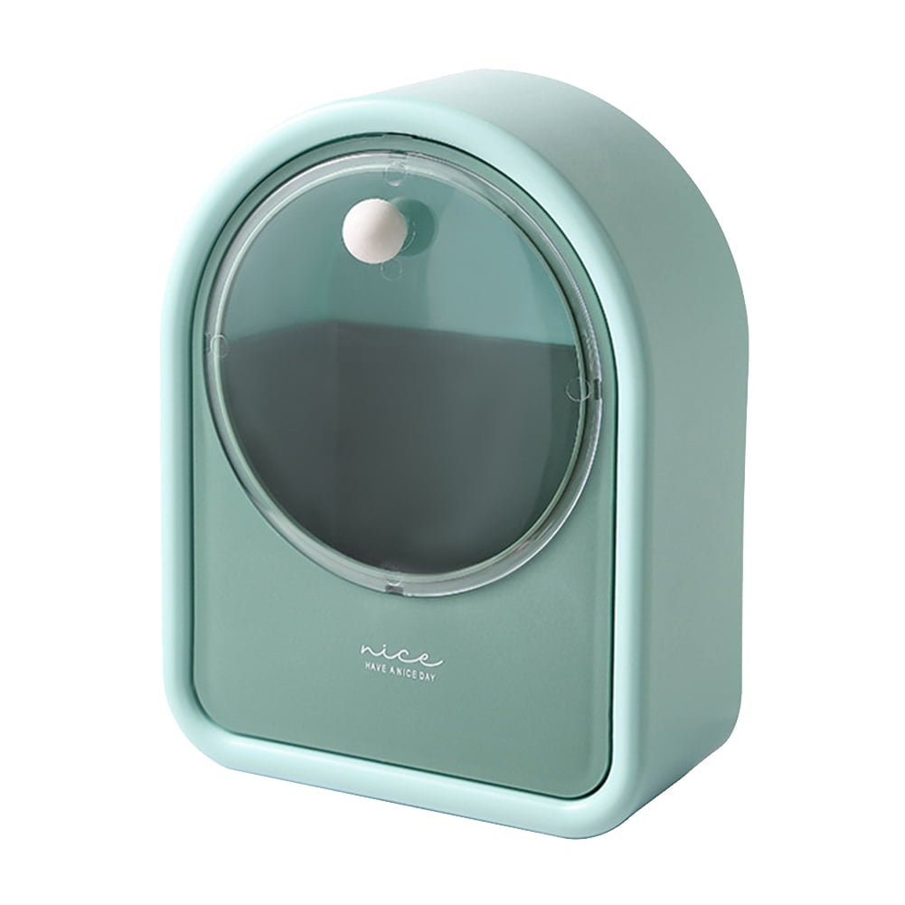 Yguping House Shaped Qtip Holder Dispenser Plastic Wall Mounted Floss ...