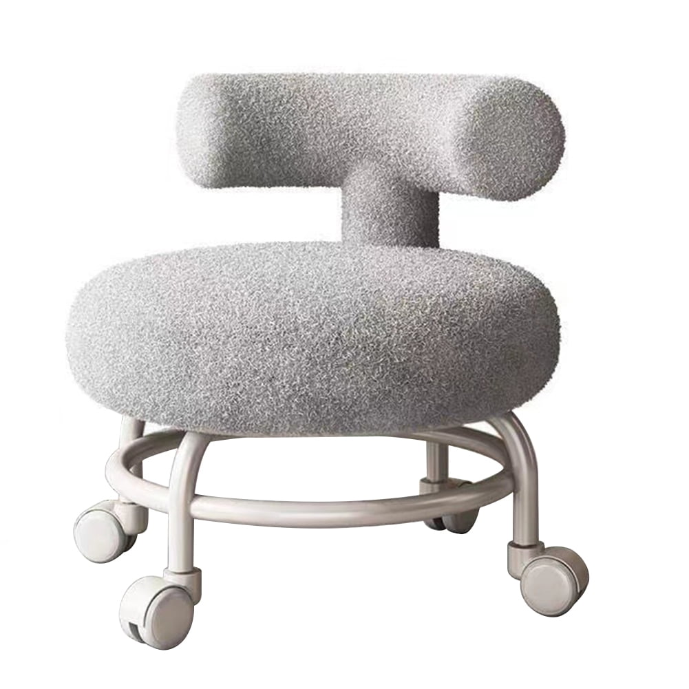 Yguping Low Rolling Stool with Wheels Low Roller Seat Stool Cushion ...
