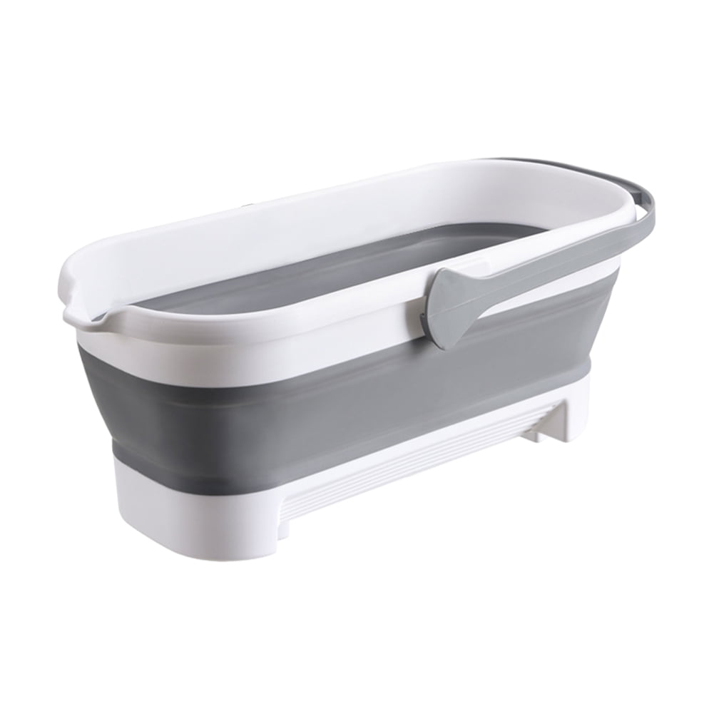 Yguping Rectangular Plastic Washing Basin with Handle Foldable Mop ...