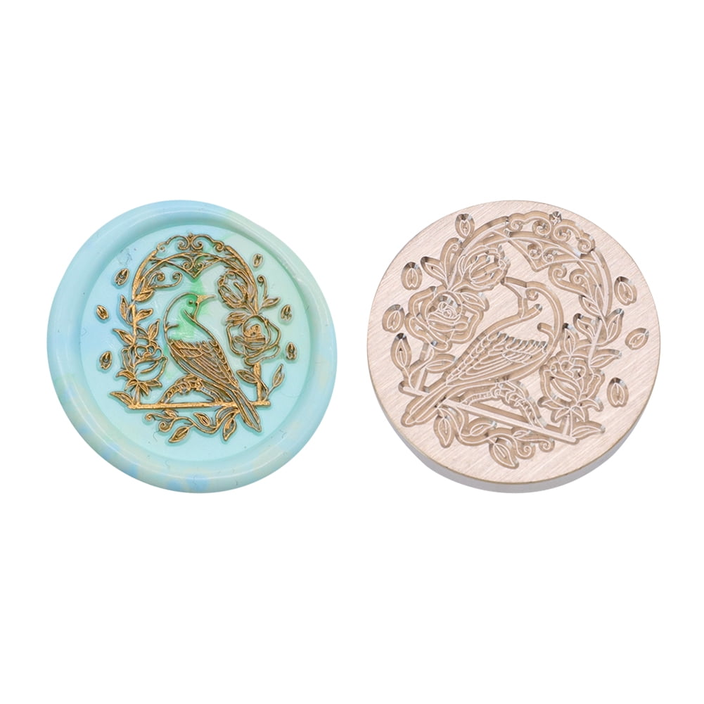Yguping Round-shaped Fire Paint Copper Head Without Handle Stamps Print ...