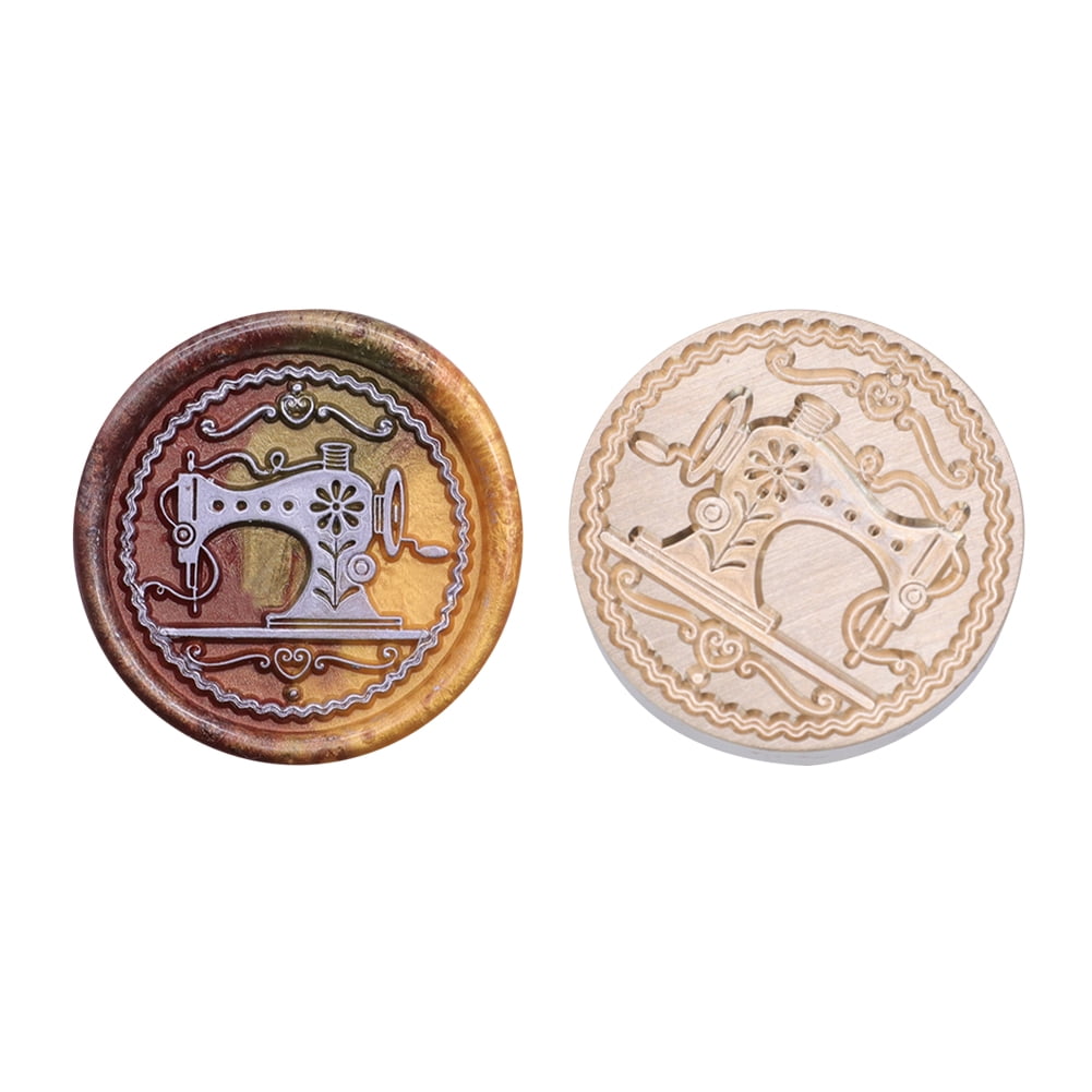 Yguping Round-shaped Fire Paint Copper Head Without Handle Stamps Print ...