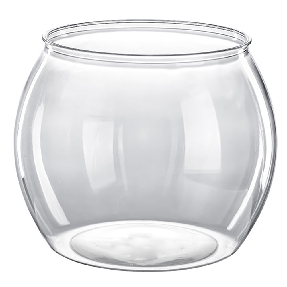 Yguping Shatterproof Mini Plastic Aquarium Transparent Round Goldfish ...