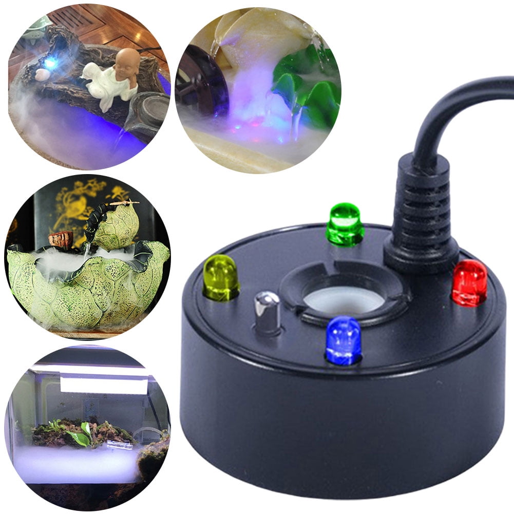 Yguping USB Mist Maker With 4 LED Colorful Lights Fogger Water Fountain ...