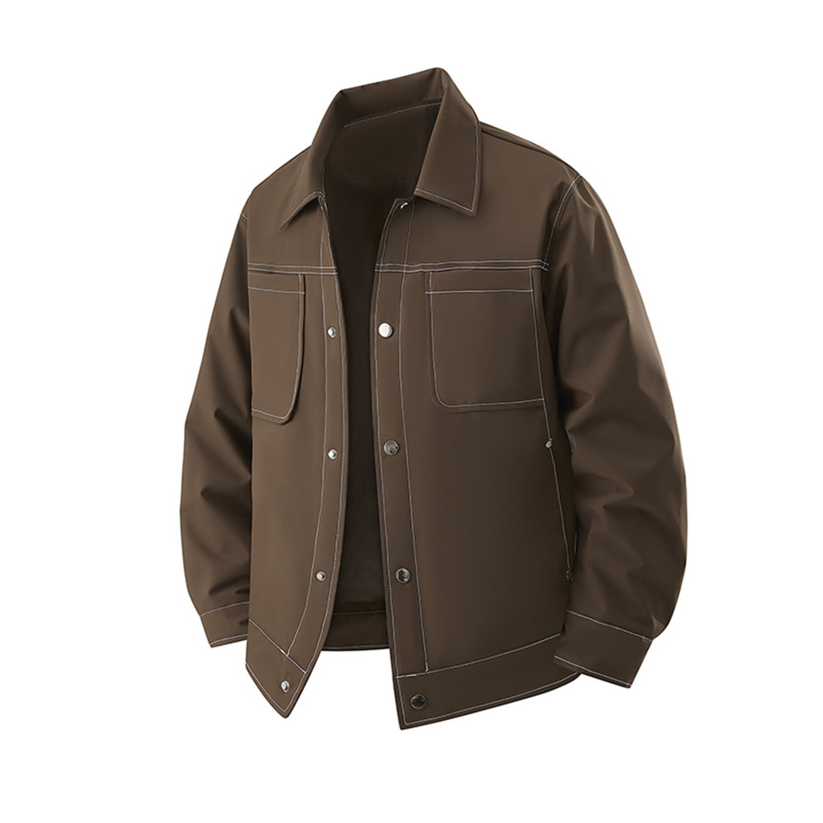 Yhkghxis Mens Lightweight Jackets Casual Stylish Gradient Color Jacket ...