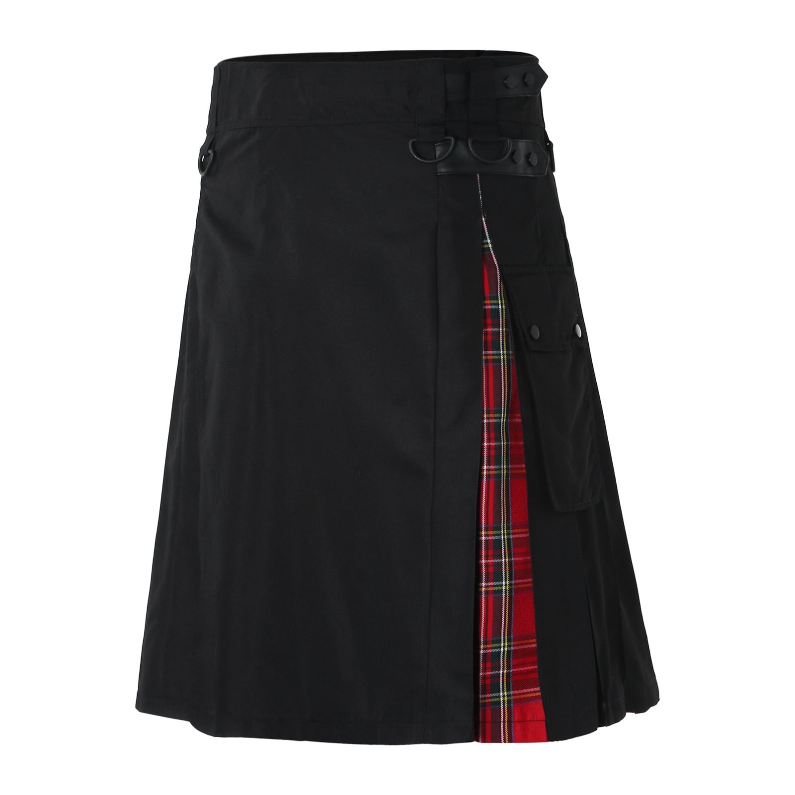 Yhkghxis Utility Kilt for Men Irish Tartan Tactical Pleated Scottish ...