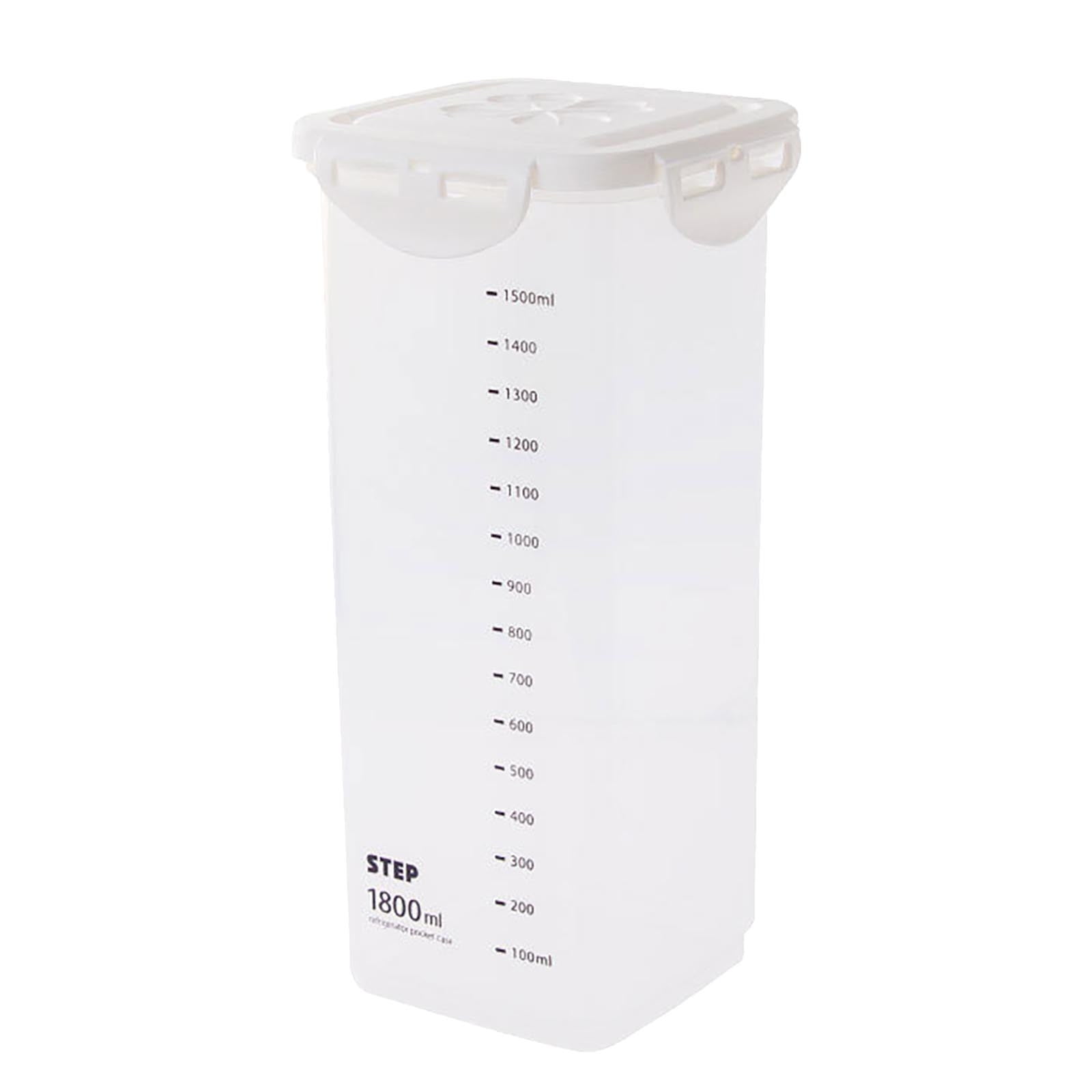 Yhmxh 1800ml Plastic Food Containers - Air-Tight Seal Food Storage with ...