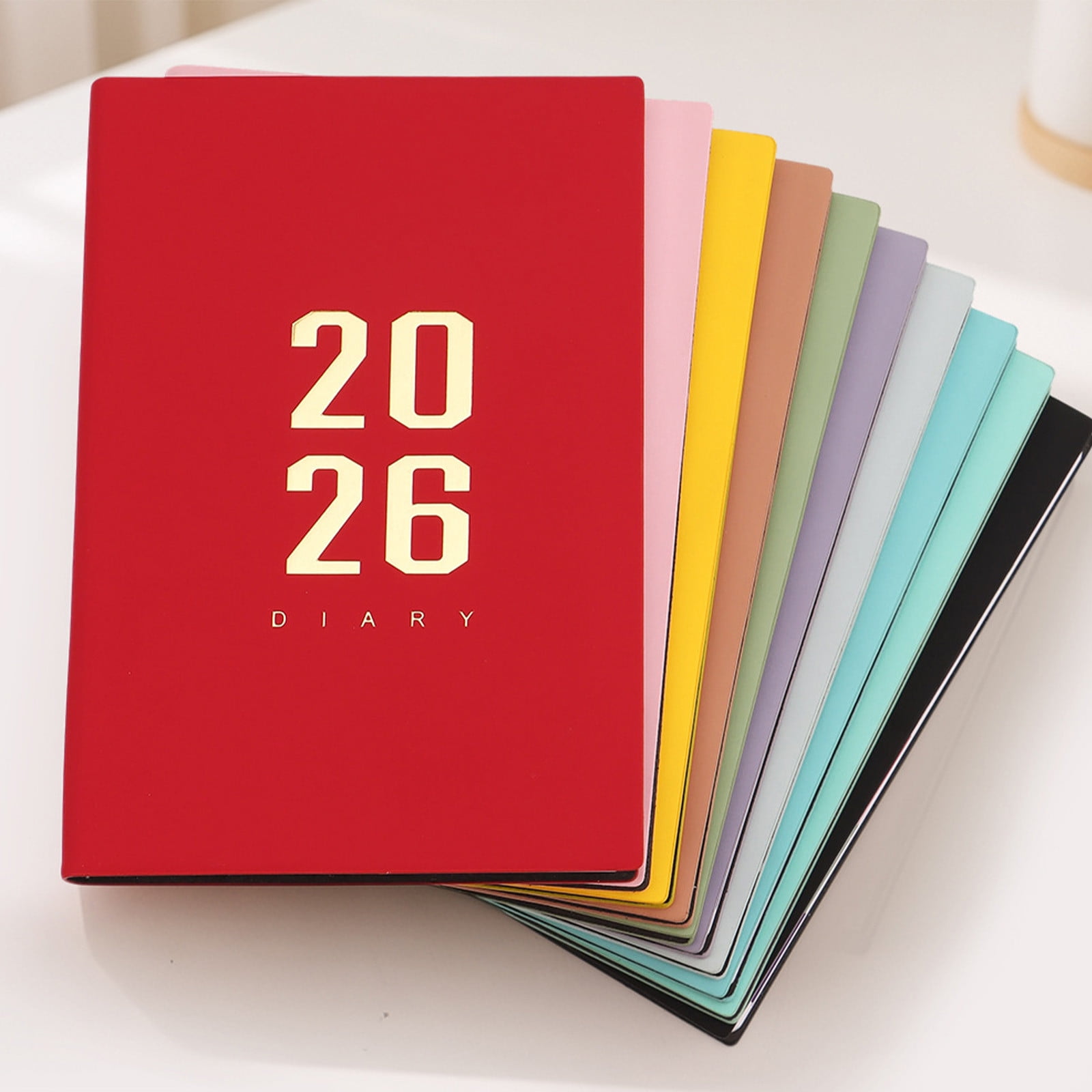 Yhmxh 2026 365-Day Daily Planner, Weekly & Monthly Leather Hardcover ...