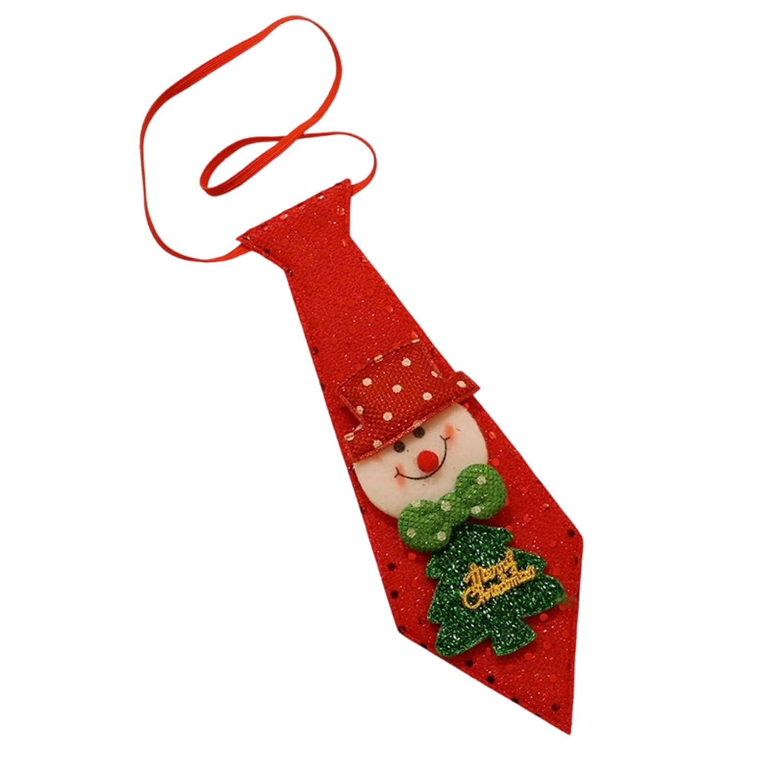 Yhmxh 2pcs Christmas Ties for Kids Cute Funny Holiday Neckties ...