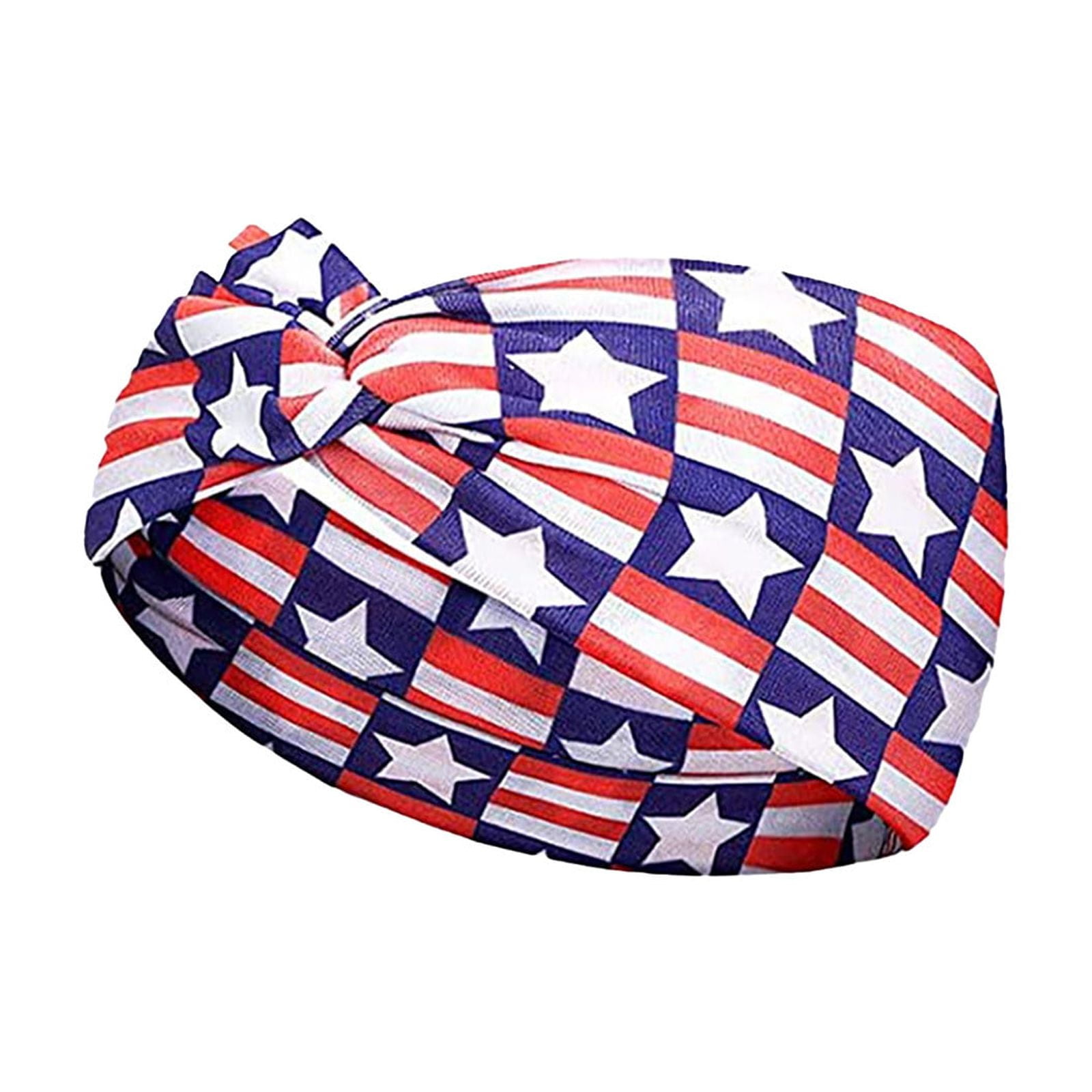 Yhmxh 4th of July Sports Headbands USA Patriotic Hair Accessories ...