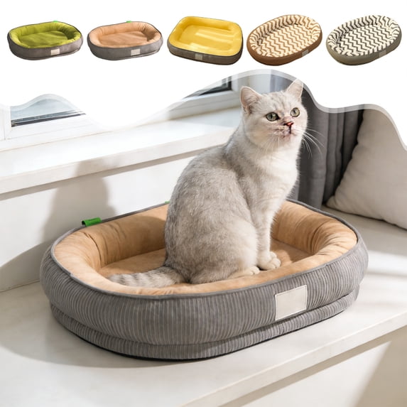 Yhmxh Cat Couch for Pets, Washable Cat Beds for Indoor Cats, Super Soft ...