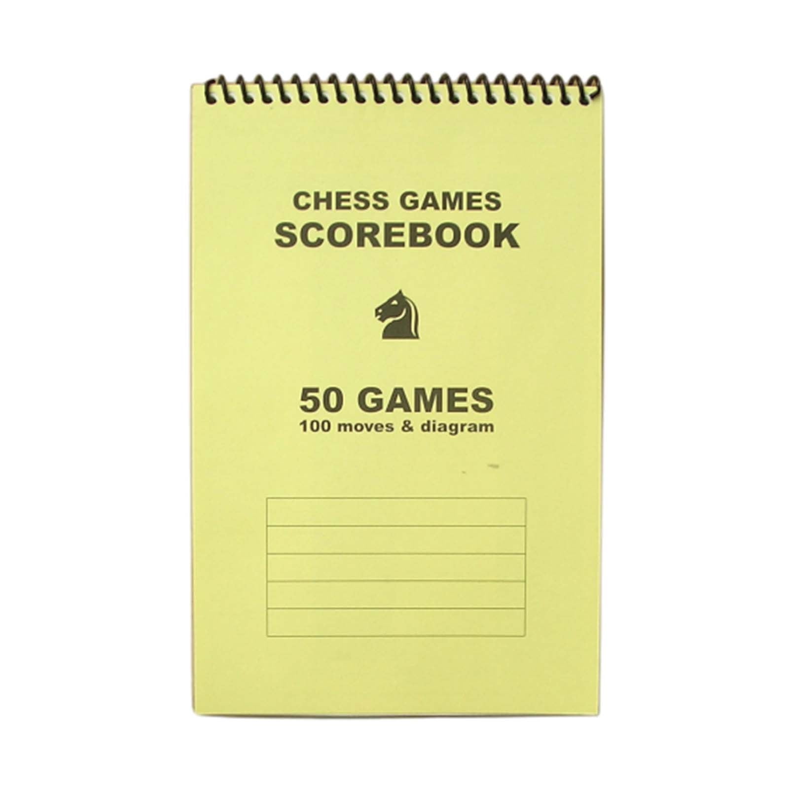 Yhmxh Chess Scorebook: 100 Chess Score Sheets | Chess Record Book | 100 ...