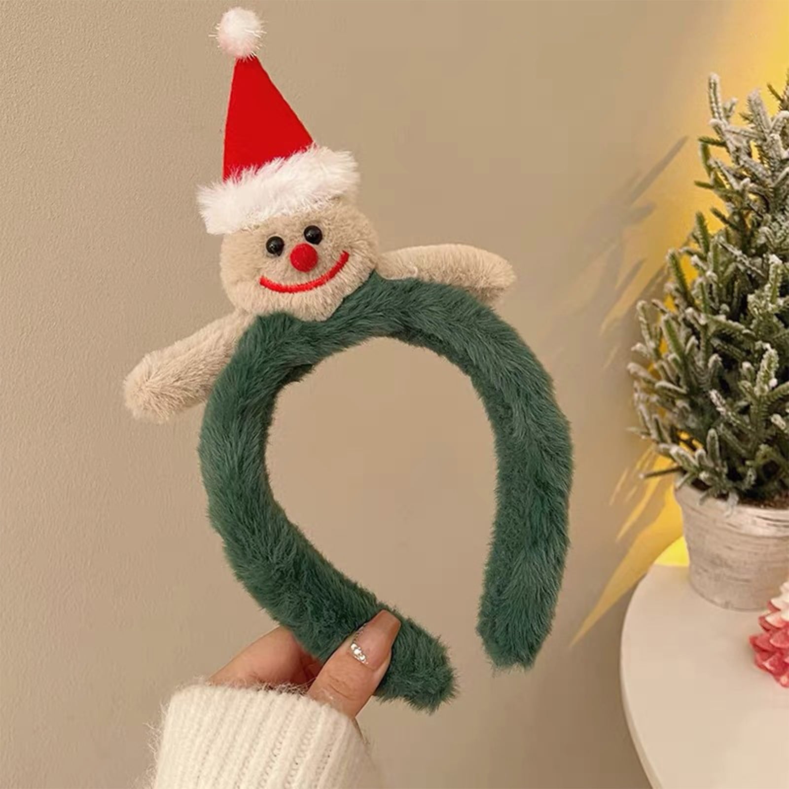Yhmxh Christmas Headbands, Cute Christmas Holiday Head Hat Toppers ...