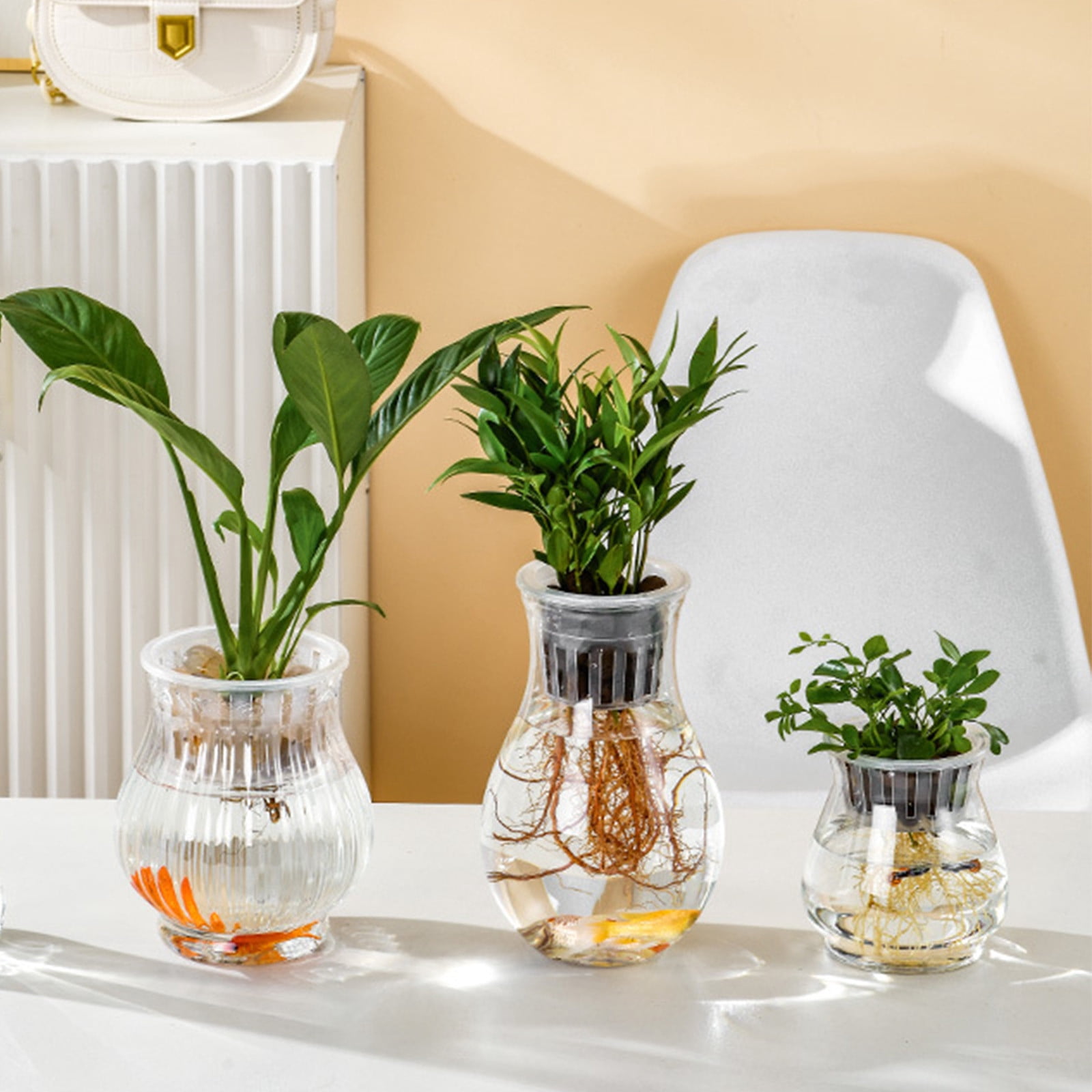 Yhmxh Flower Planter Hydroponic Vase, Propagation Vases for Plants ...