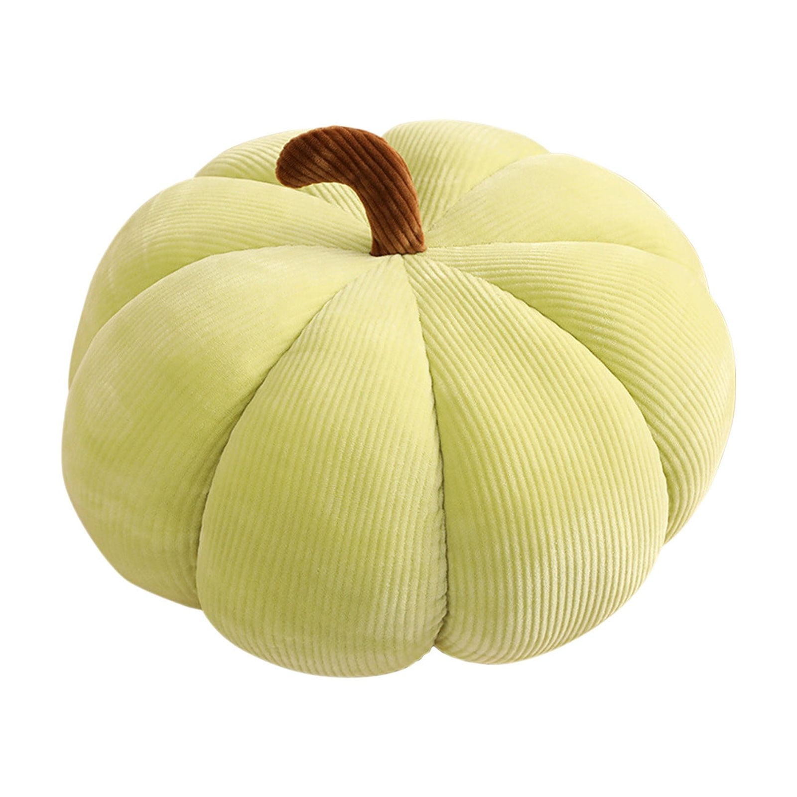 Yhmxh Fluffy Simulated Pumpkin Pillow Plush Pillow 3D Pumpkin Shaped ...