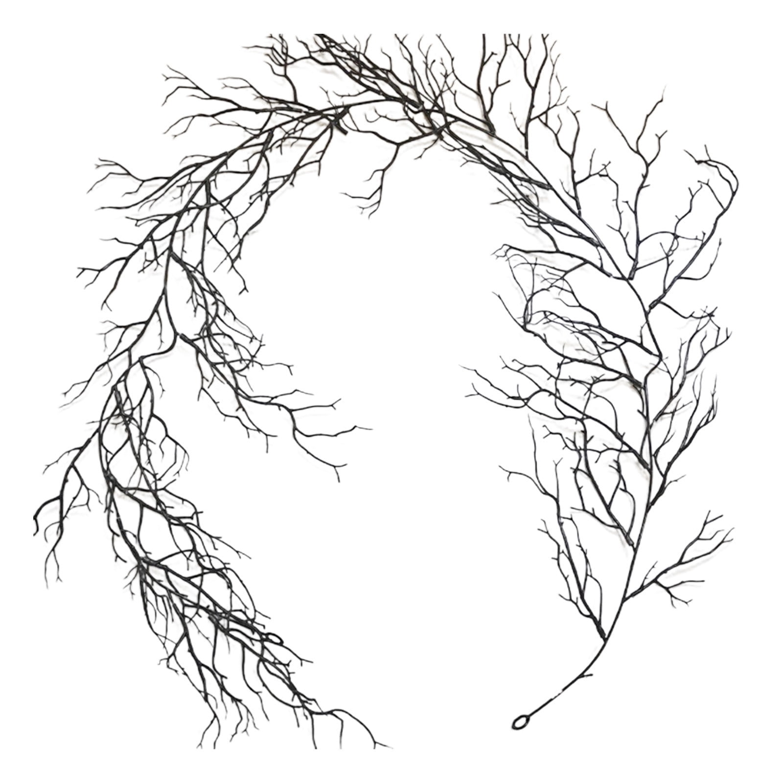 Yhmxh Halloween Black Dead Branch Simulation Plant False Branch ...