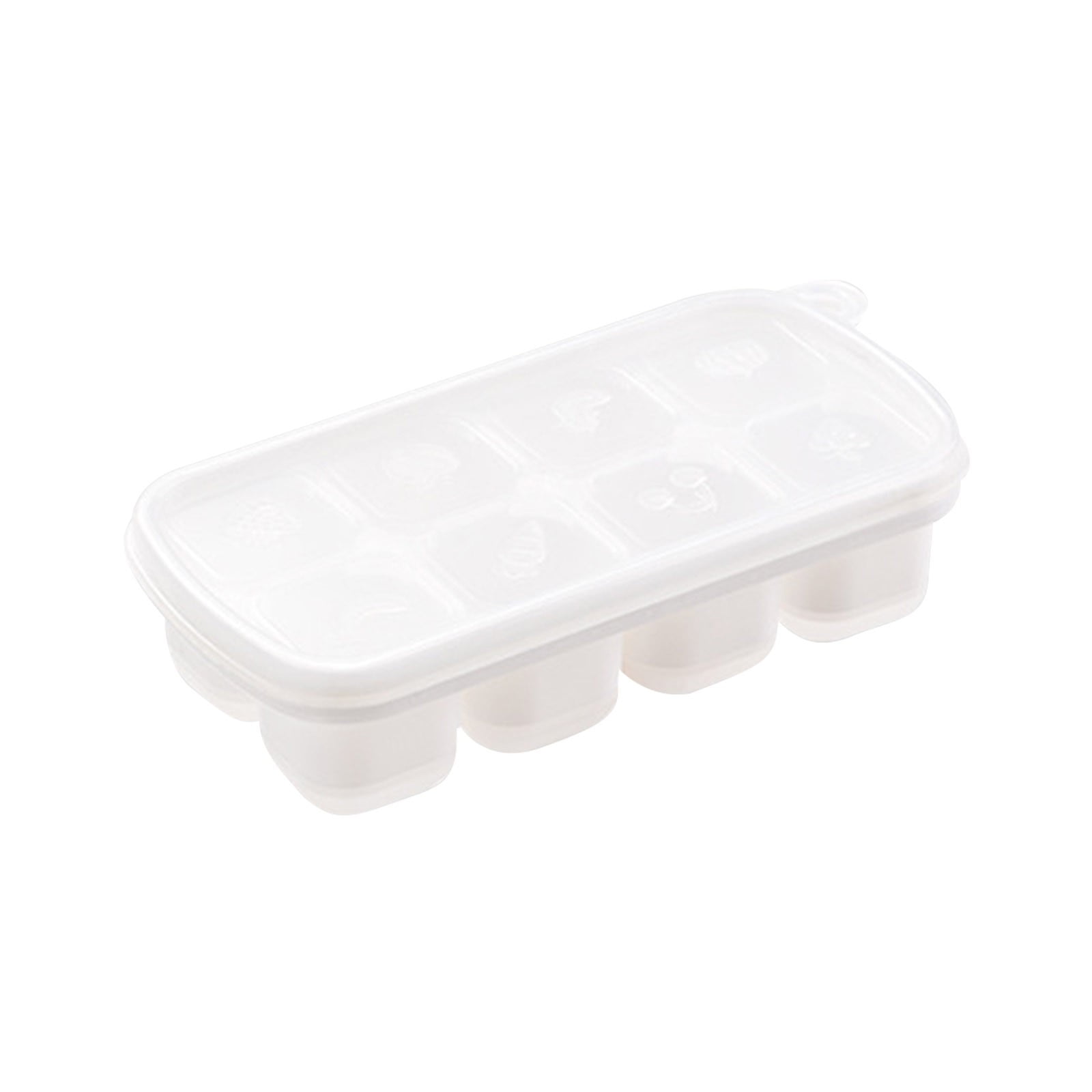 Yhmxh Ice Cube Trays for Freezer, Stackable Flexible Ice Cube Molds ...