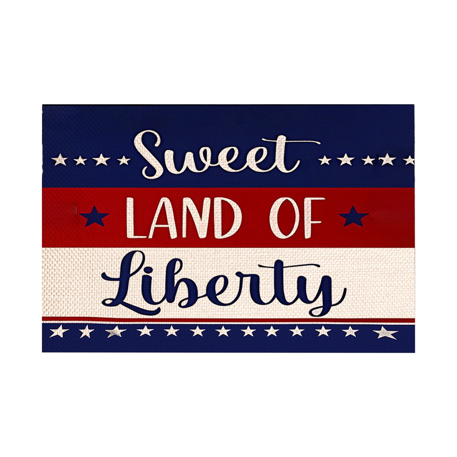 Yhmxh July 4th Placemats, Red White Blue Heat Resistant Placemat ...