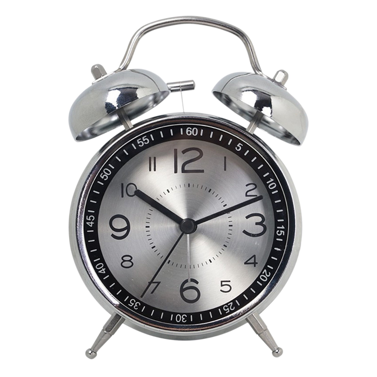 Yhmxh Loud Alarm Clock for Heavy Sleepers Adults, Twin Bell Retro 4 ...
