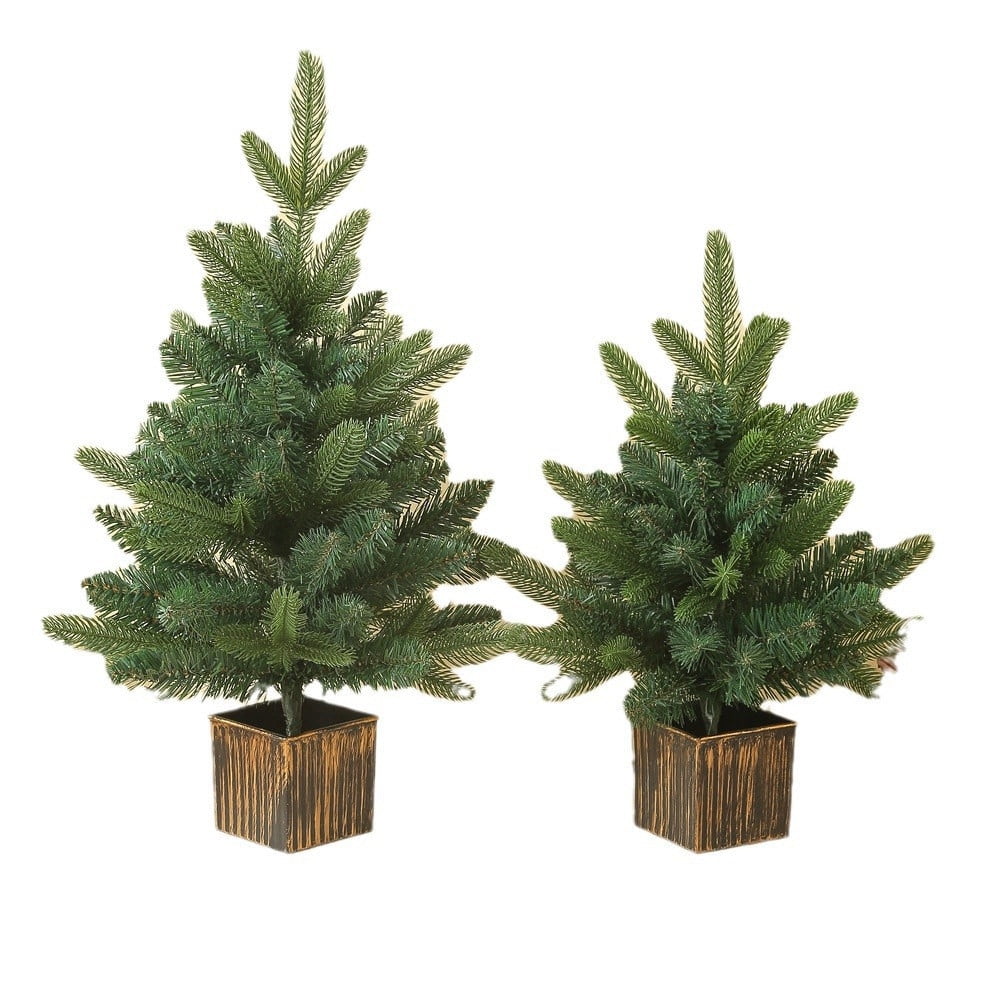Yhmxh Norfolk Pine Tree with Pot Artificial Christmas Tree Potted ...