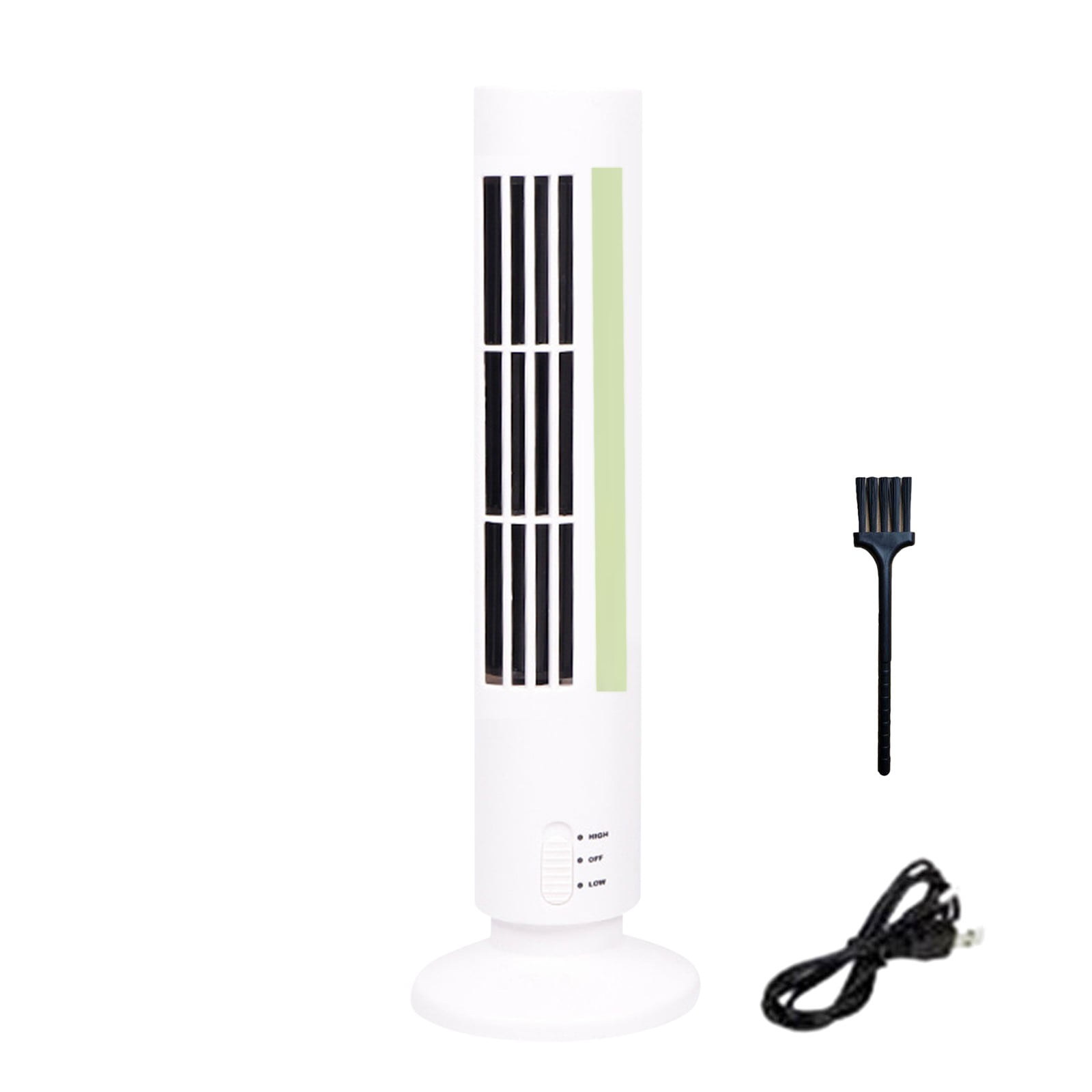 Yhmxh Portable Mini Tower Fan, 13 Inch USB Desk Fan with 2-Speed ...