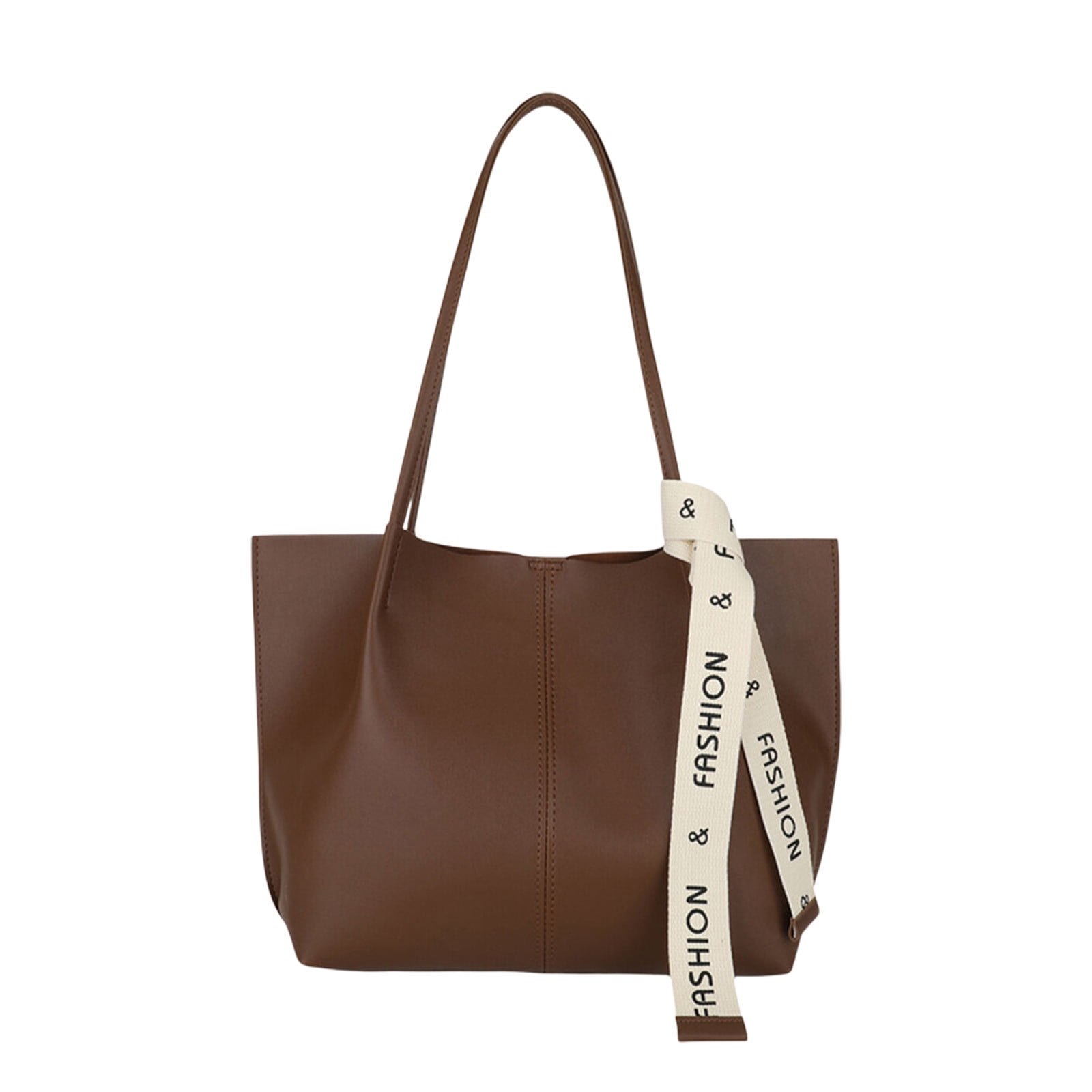 Yhmxh Women's Trendy Tote Bag, Vegan Leather Shoulder Crossbody Purse ...