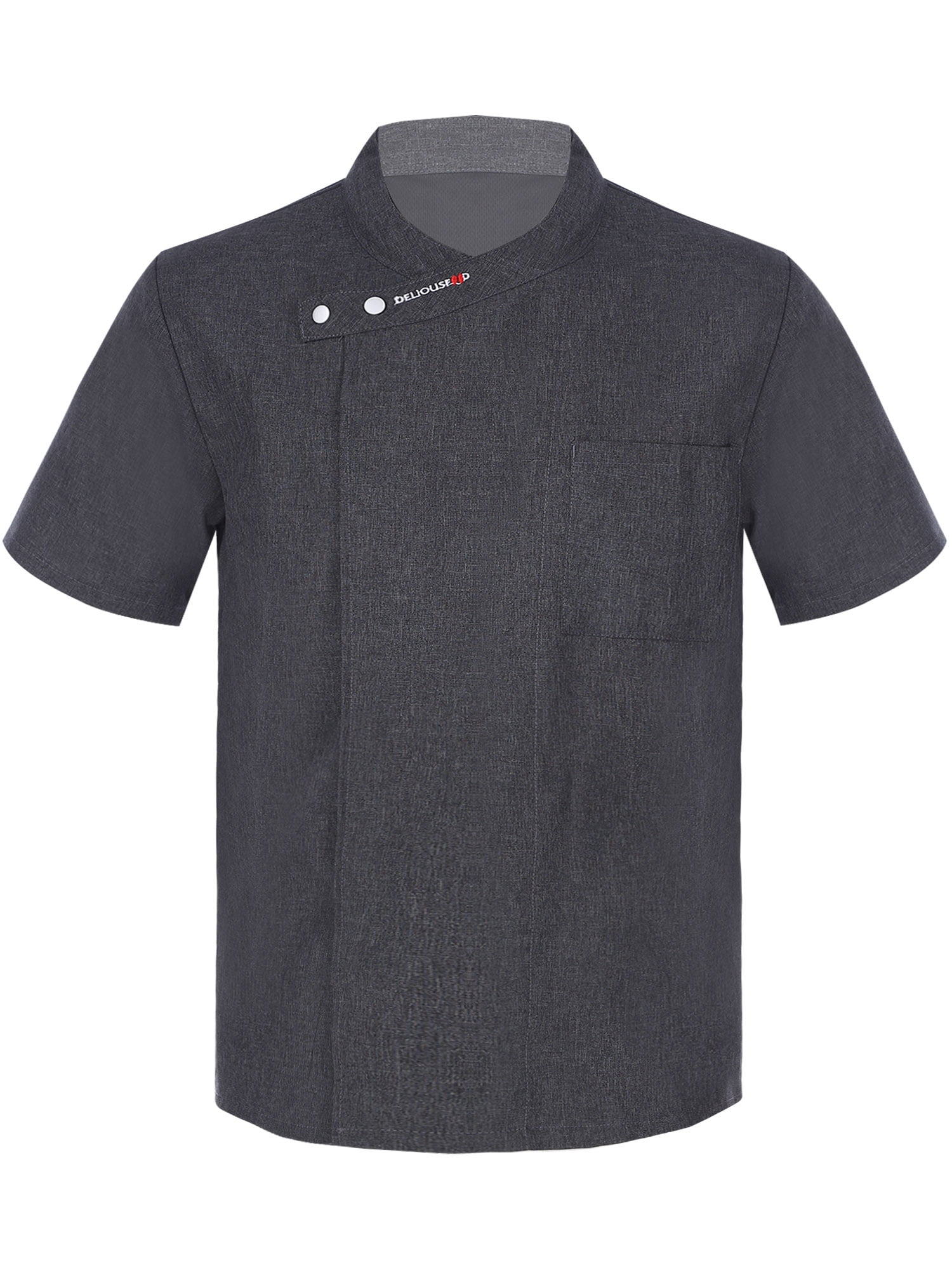 Yhong Chef Jacket For Women Men Restaurant Kitchen Uniform Summer Chef Coat Work Uniform Classic ...