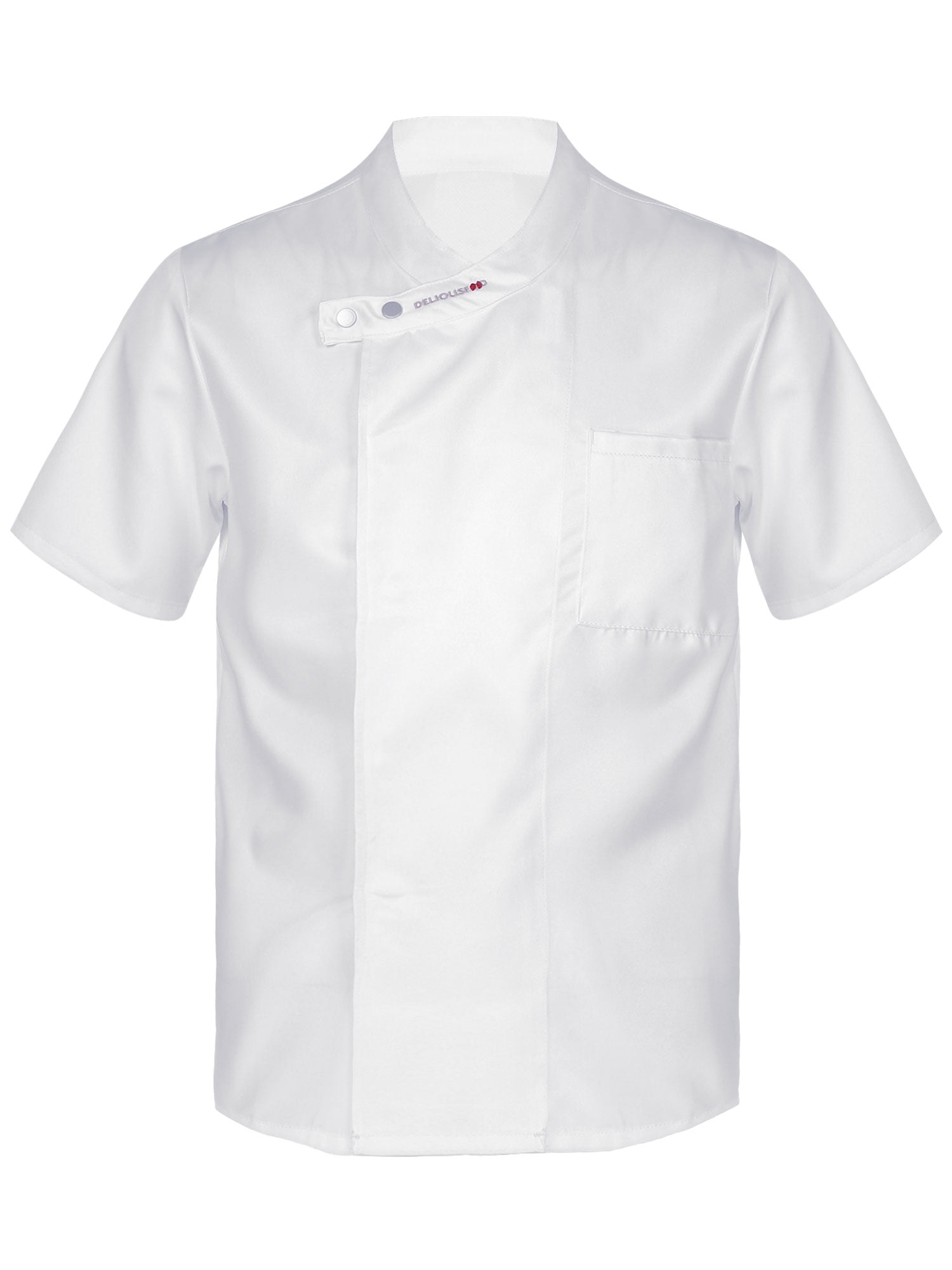 Yhong Chef Jacket For Women Men Restaurant Kitchen Uniform Summer Chef Coat Work Uniform Classic ...