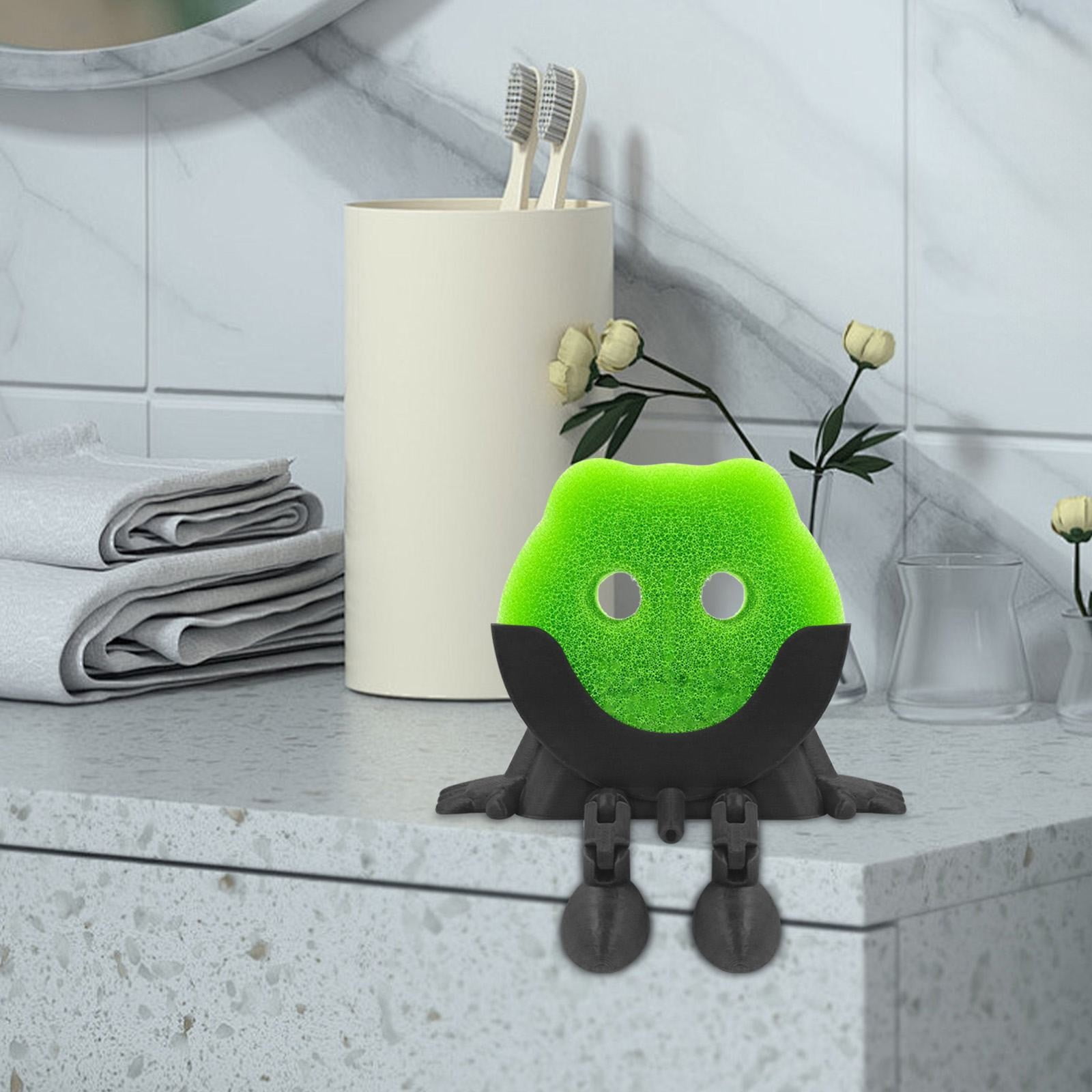 Yhuaoa Cute Hanging Sponge Holder with Drainage, 3D Printed Sponge ...
