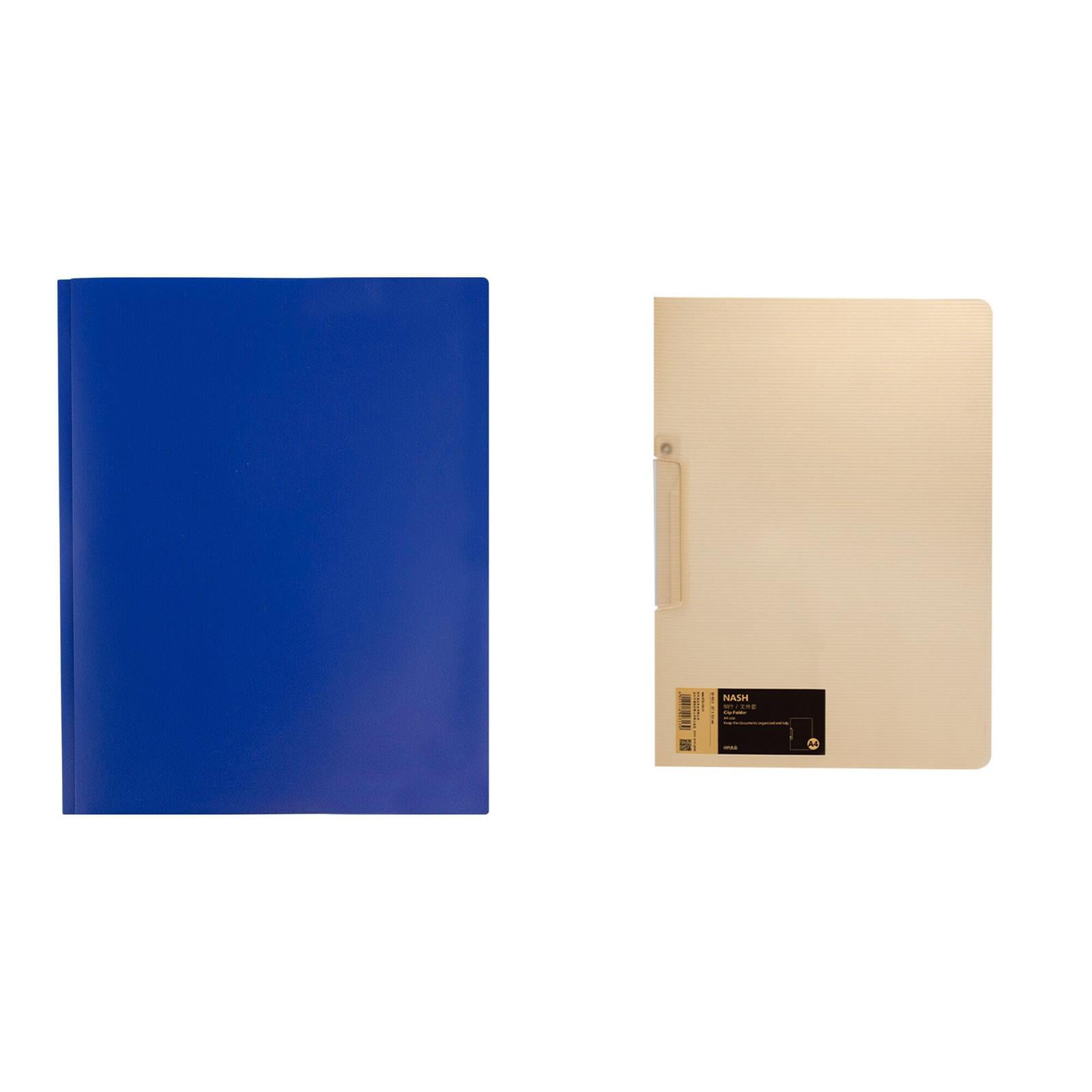 Yhuaoa Plastic Folder With Prongs Plastic Folder Plastic 3 Prong ...