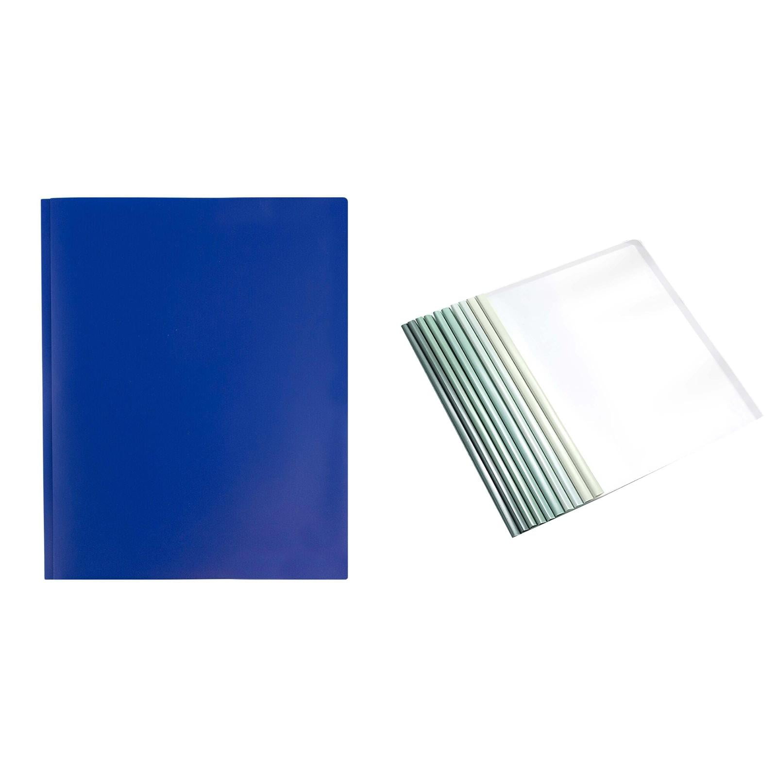 Yhuaoa Plastic Folder With Prongs Pronged Folders Plastic Pocket ...