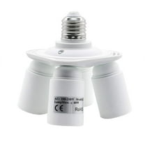 Yi Lighting E12 Candelabra Base to E26/E27 Medium Screw Socket Reducer ...