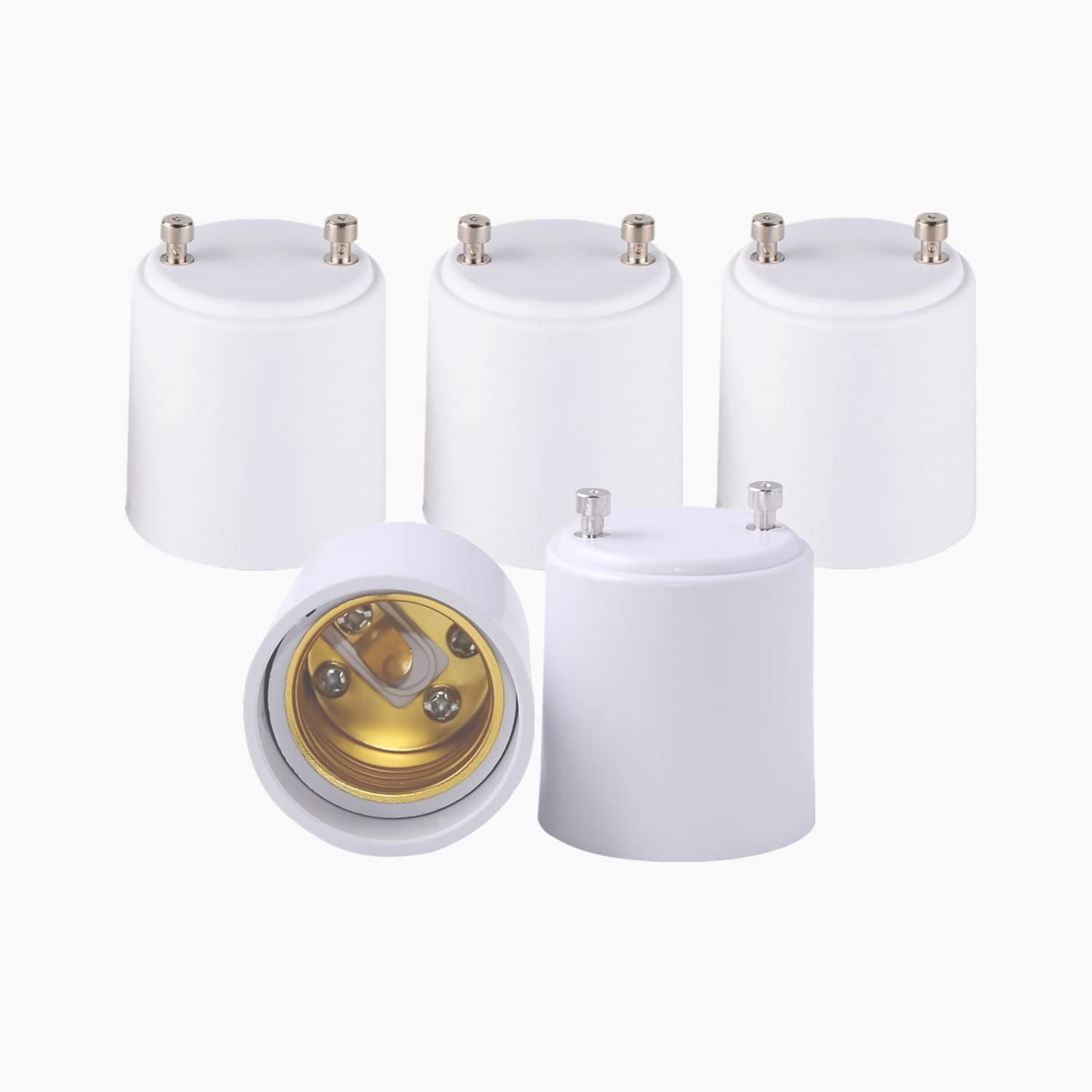Yi Lighting GU24 to E26/E27 Adapters Converts The Pin Base Fixture GU24 ...