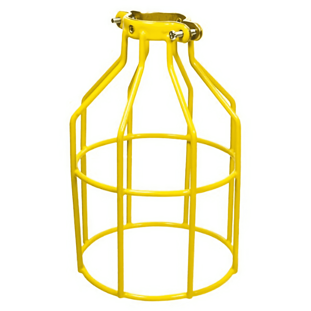 Yi Lighting Industrial Style Yellow Vintage Metal Lamp Guard Cage for ...
