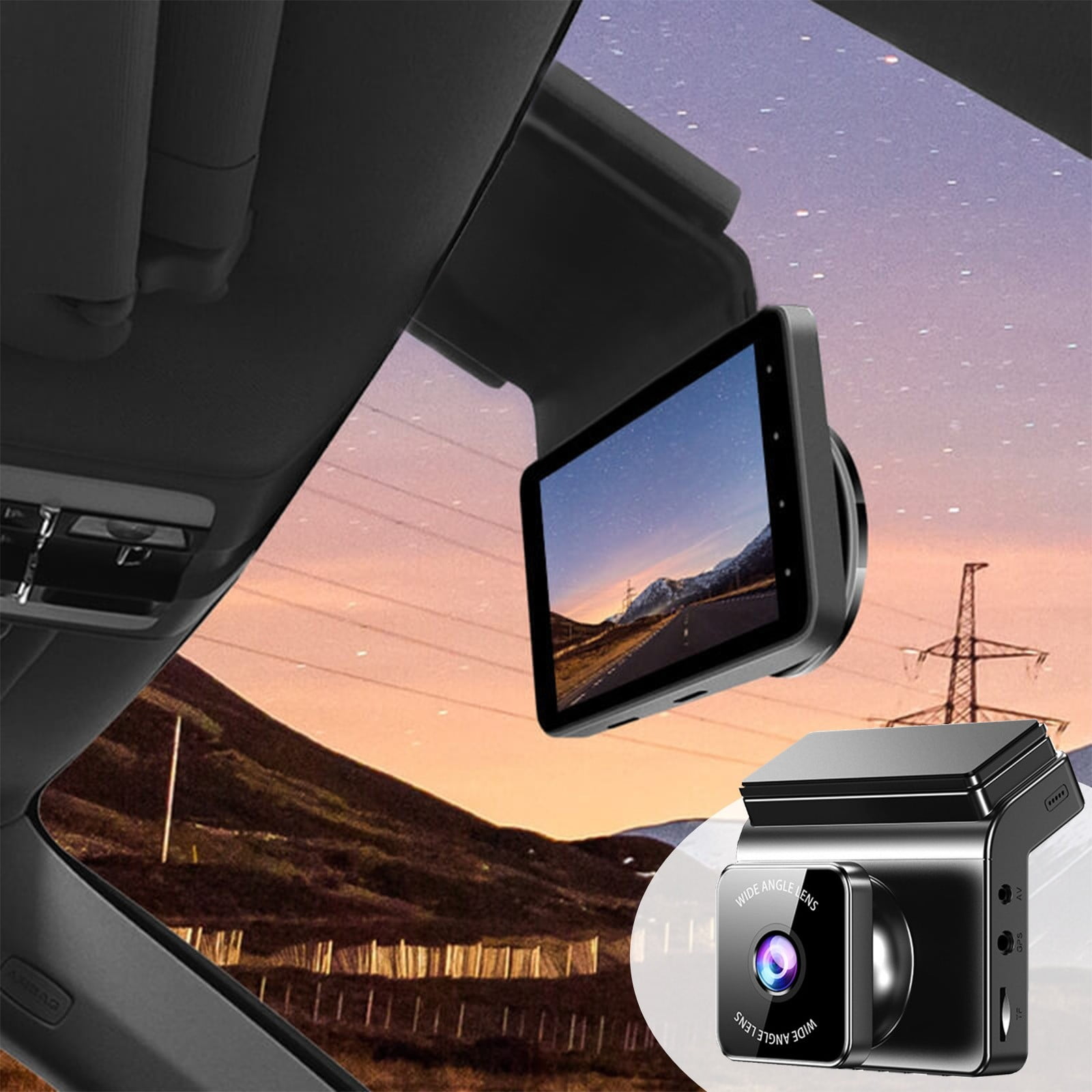 YiBai Car DVR 1080P WiFi Dash Cam 3inch Screen ADAS Car Recorder ...