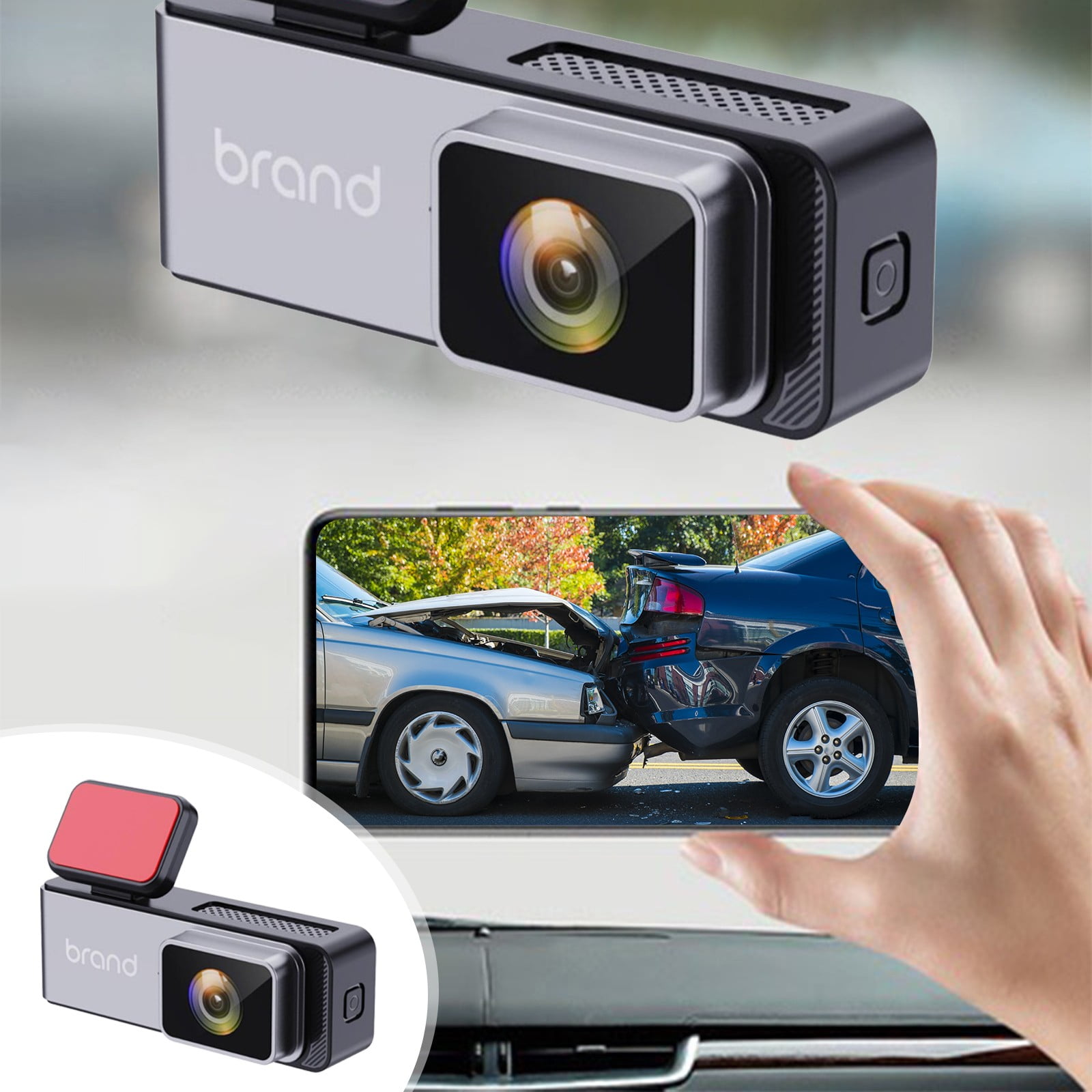 YiBai Car Recorder With WiFi Connectivity Loop Video Parking Monitor ...