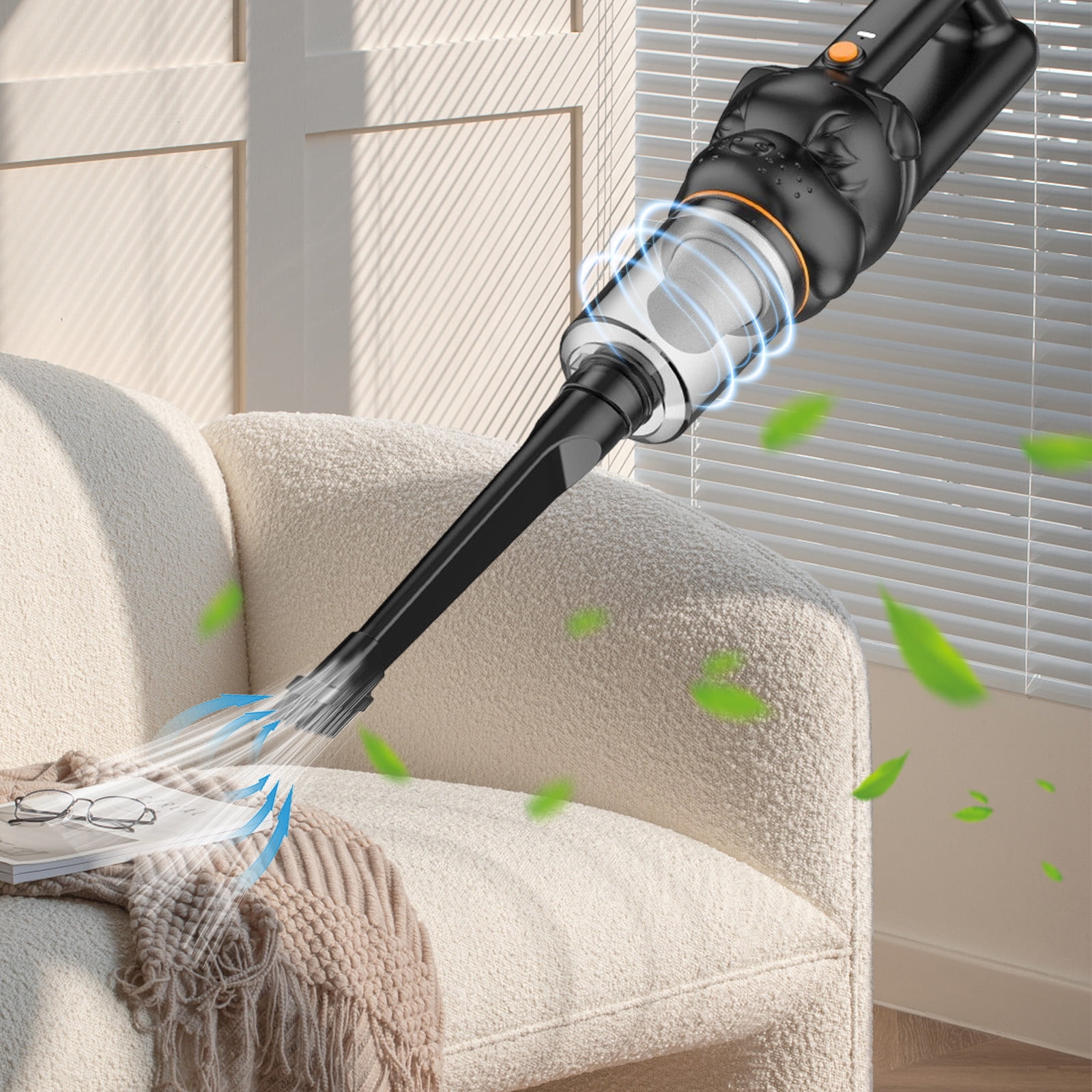 YiBai Car Vacuum Cleaner Home Mini Blow Suction Portable Wireless ...