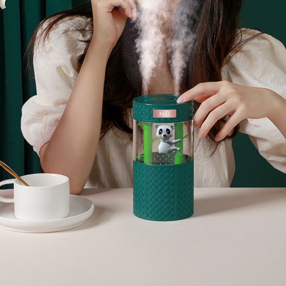 YiBai Green Humidifiers for Bedroom, Mini Portable USB Humidifier 1l ...
