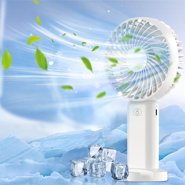 YiBai Handheld Fan Rechargeable Silent Strong Wind Mini USB Small Fan ...